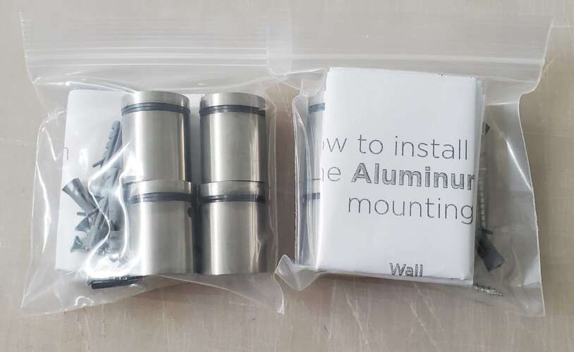 How to Hang a Print with Standoff Wall Mounts [Video Included]